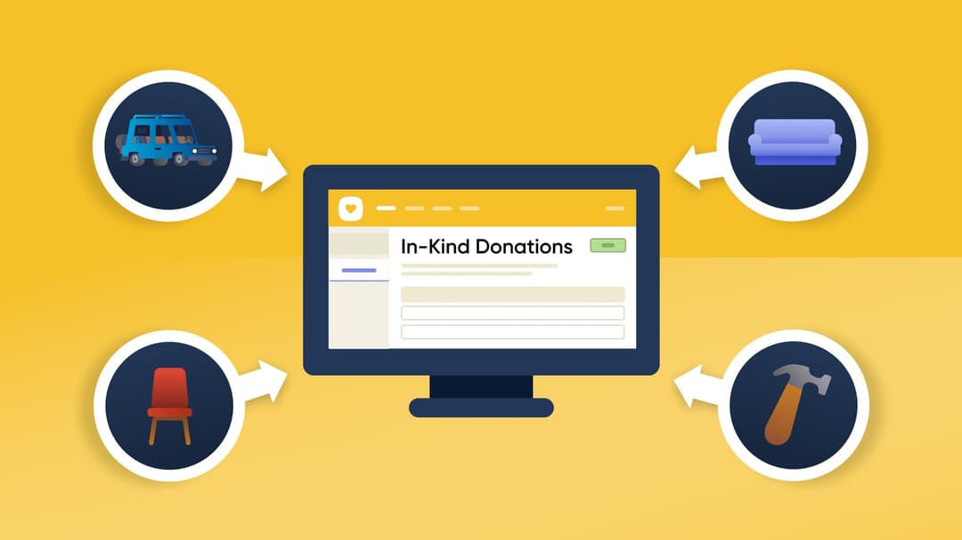 Receive in-kind donations in Giving